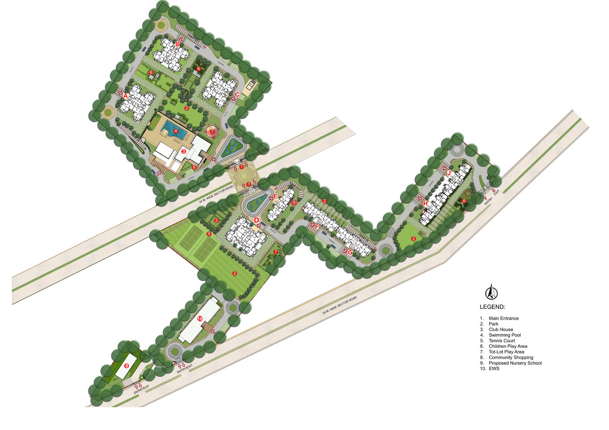 DLF Primus Of Site visit